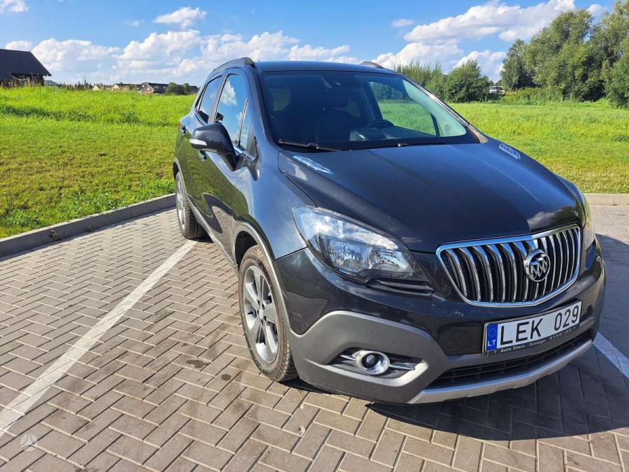 Black Buick Encore 2014 in Kaunas, with an engine capacity of 1.36 L and mileage of 210 thousand km for 5650 €, photo 3 on AUTOMOTO.COM.LV