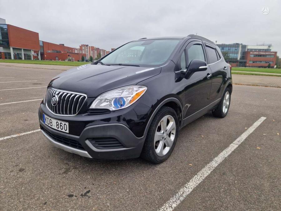 Melns Buick Encore 2016 Klaipėda, ar dzinēja tilpumu 1.36 L un nobraukumu 178 tūkst. km par 6988 €, foto 1 vietnē AUTOMOTO.COM.LV