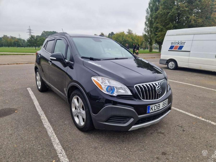 Melns Buick Encore 2016 Klaipėda, ar dzinēja tilpumu 1.36 L un nobraukumu 178 tūkst. km par 6988 €, foto 7 vietnē AUTOMOTO.COM.LV