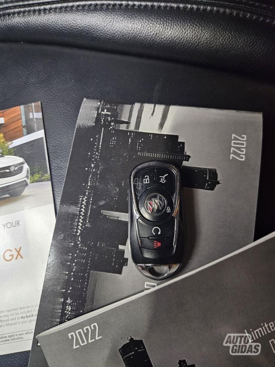 Black Buick Encore 2022 in Mazeikiai, with an engine capacity of 1.20 L and mileage of 87 thousand km for 15450 €, photo 32 on AUTOMOTO.COM.LV