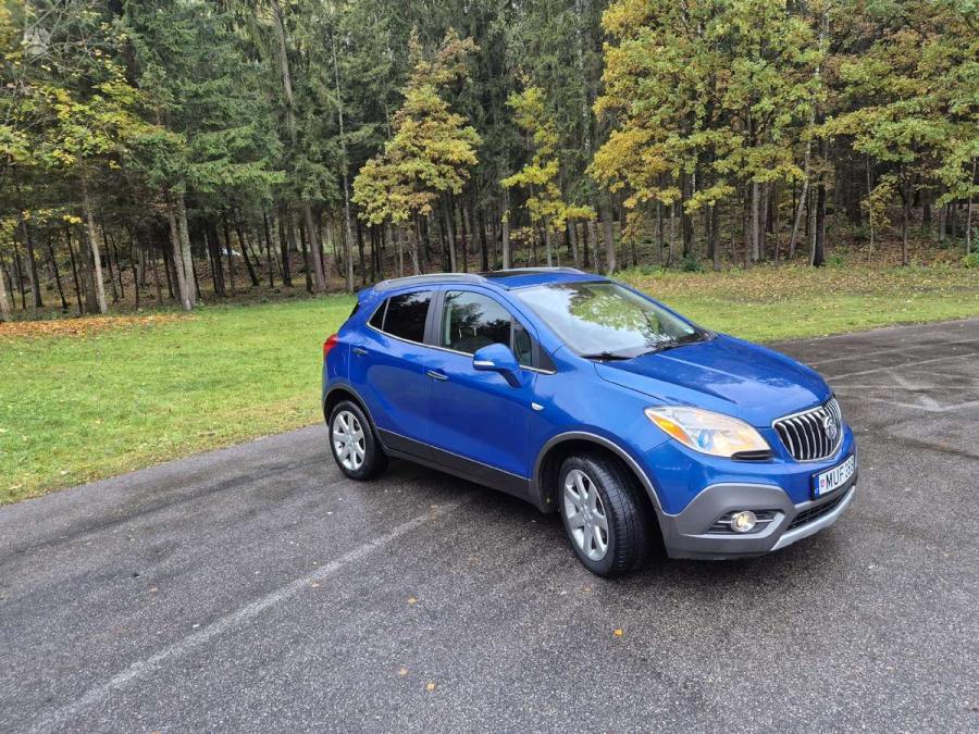 Blue Buick Encore 2015 in Alytus, with an engine capacity of 1.40 L and mileage of 180 thousand km for 8200 €, photo 3 on AUTOMOTO.COM.LV