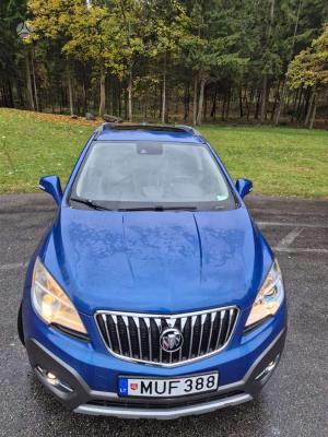 Blue Buick Encore 2015 in Alytus, with an engine capacity of 1.40 L and mileage of 180 thousand km for 8200 €, photo 4 on AUTOMOTO.COM.LV
