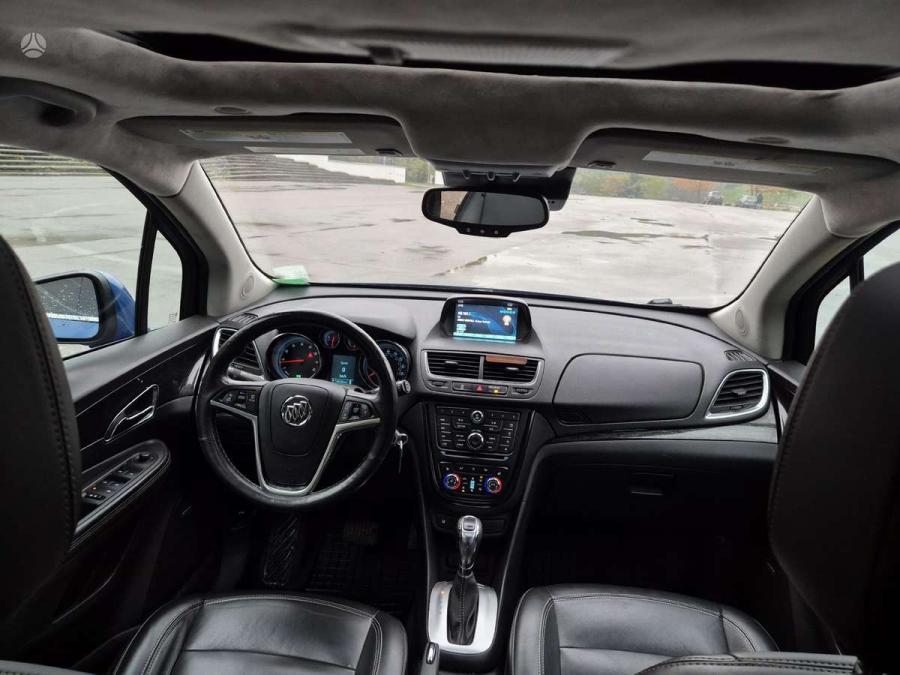 Blue Buick Encore 2015 in Alytus, with an engine capacity of 1.40 L and mileage of 180 thousand km for 8200 €, photo 7 on AUTOMOTO.COM.LV