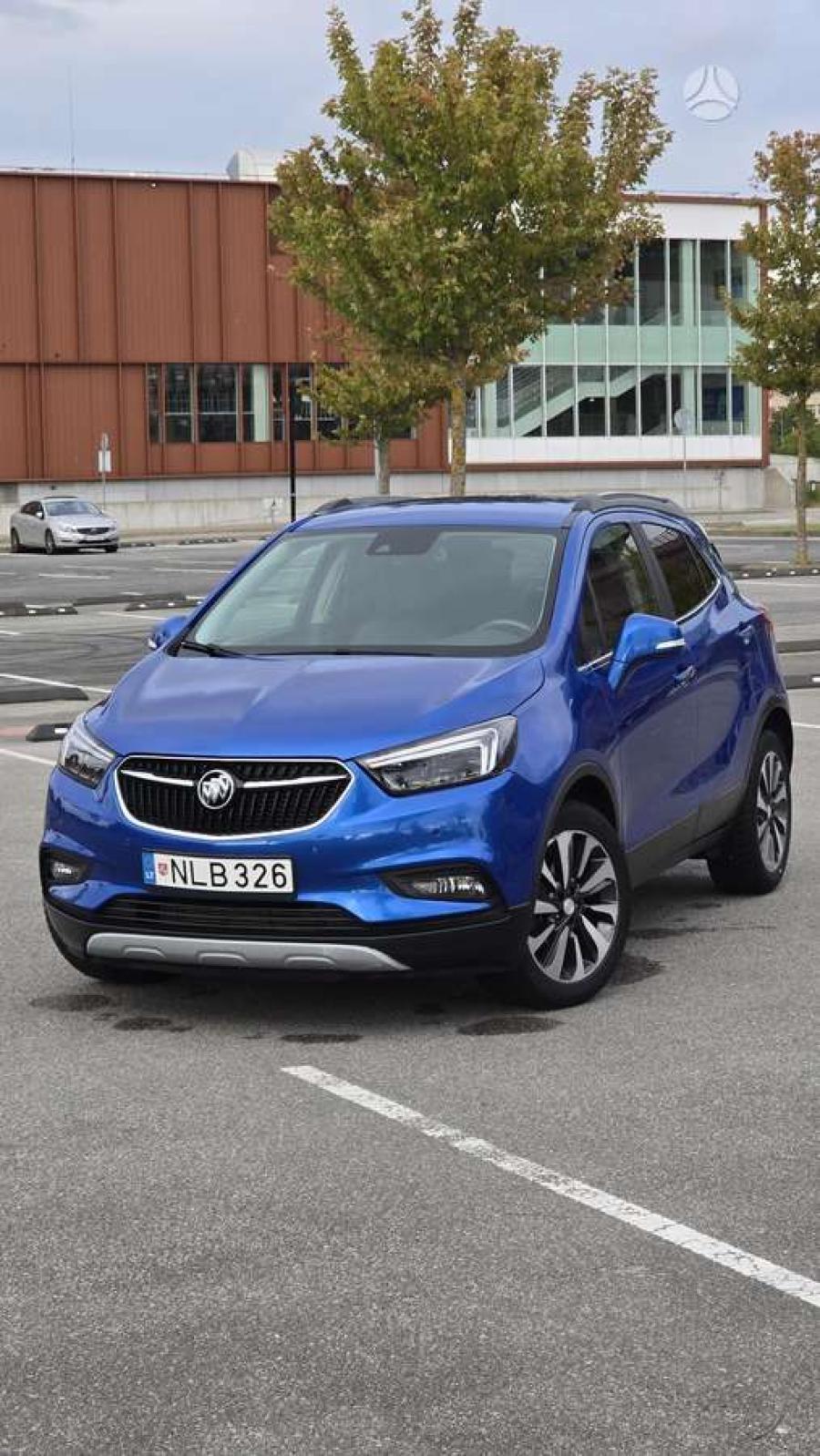 Blue Buick Encore 2017 in Klaipeda, with an engine capacity of 1.36 L and mileage of 87 thousand km for 9500 €, photo 1 on AUTOMOTO.COM.LV