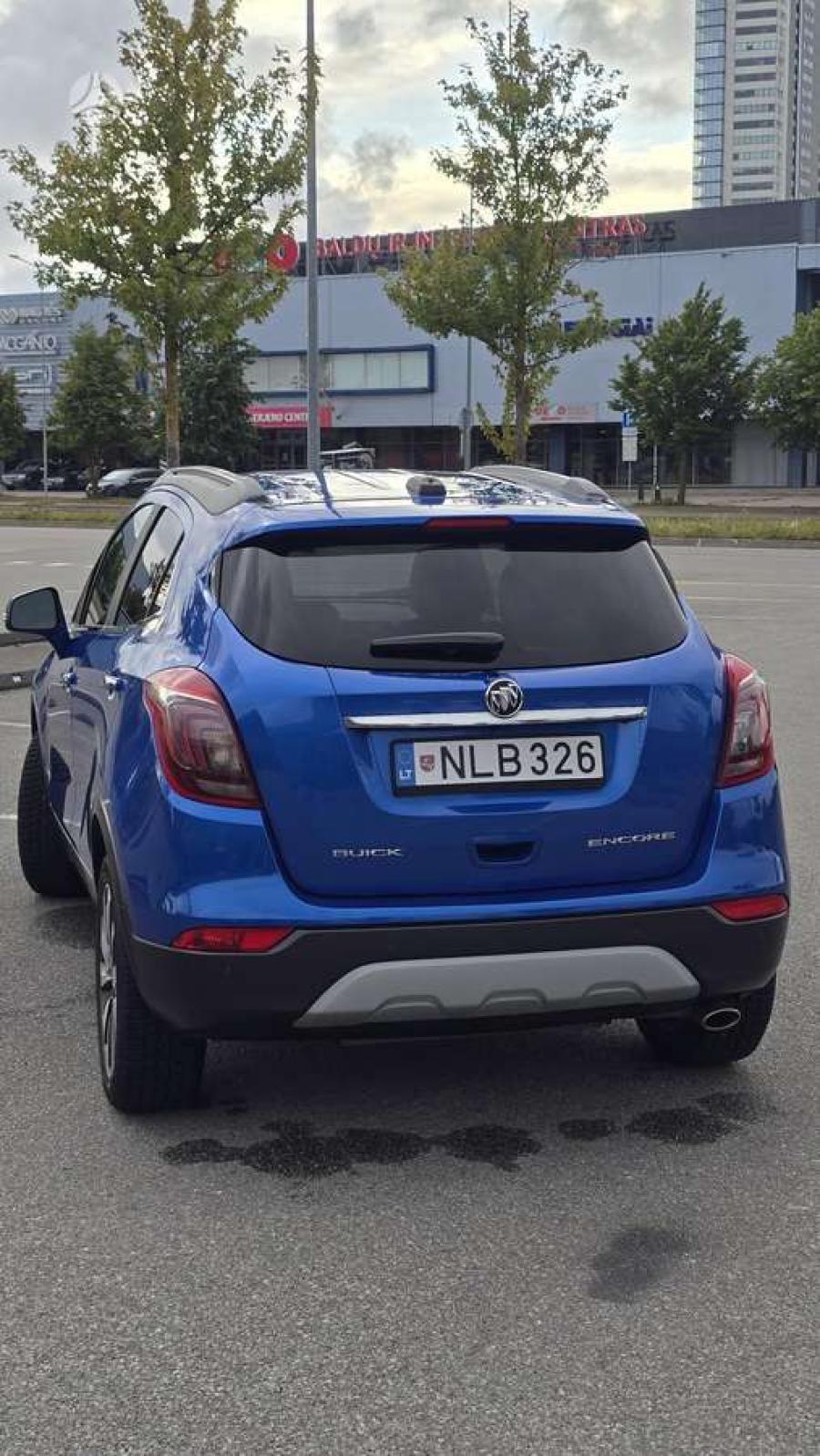 Blue Buick Encore 2017 in Klaipeda, with an engine capacity of 1.36 L and mileage of 87 thousand km for 9500 €, photo 5 on AUTOMOTO.COM.LV