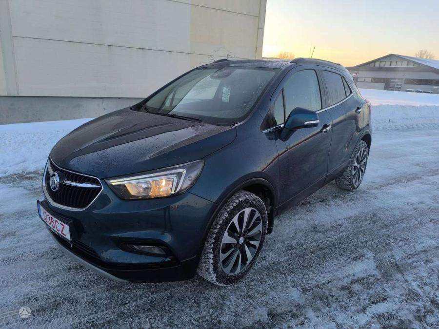 Zils Buick Encore 2019 Radviliškis, ar dzinēja tilpumu 1.40 L un nobraukumu 50 tūkst. km par 12300 €, foto 1 vietnē AUTOMOTO.COM.LV