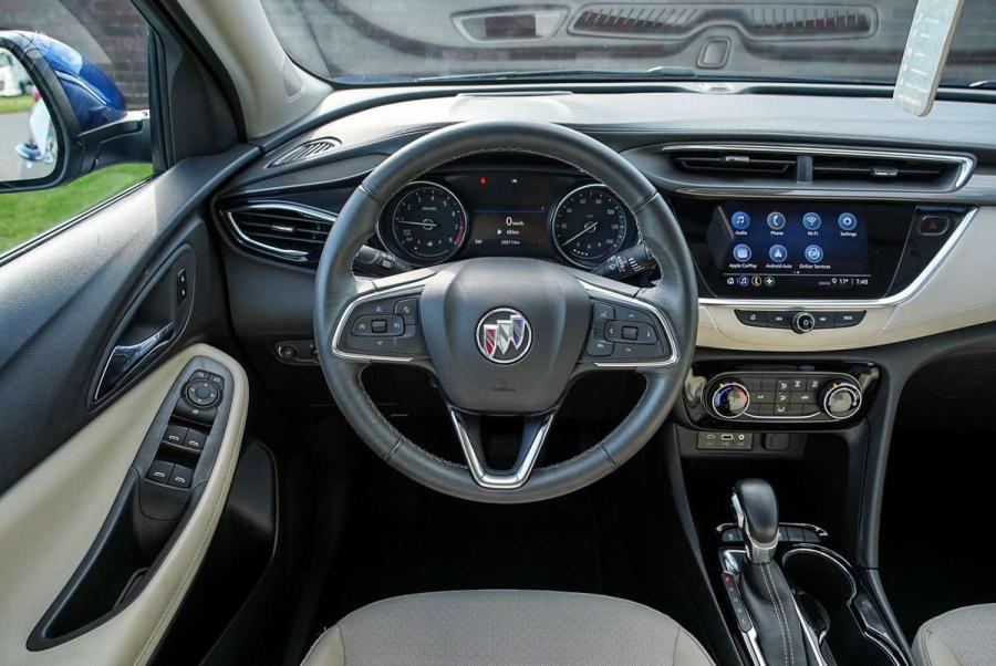 Zils Buick Encore 2023 Marijampole, ar dzinēja tilpumu 1.20 L un nobraukumu 20 tūkst. km par 13850 €, foto 13 vietnē AUTOMOTO.COM.LV