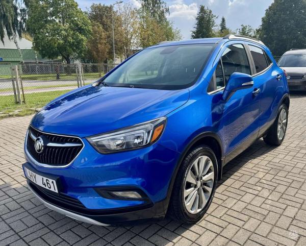 Blue Buick Encore 2018 in Siauliai, with an engine capacity of 1.36 L and mileage of 106 thousand km for 9500 €, photo 2 on AUTOMOTO.COM.LV