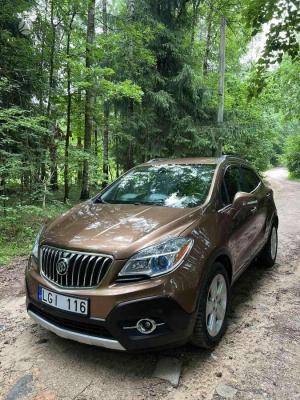 Brown Buick Encore 2016 in Vilnius, with an engine capacity of 1.36 L and mileage of 48 thousand km for 8200 €, photo  on AUTOMOTO.COM.LV