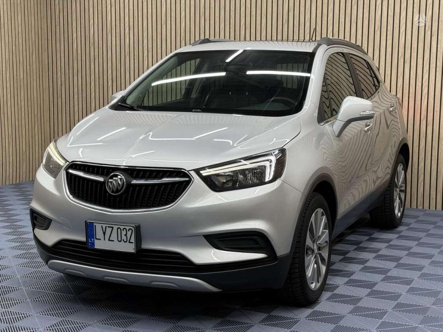 Grey Buick Encore 2018 in Marijampole, with an engine capacity of 1.36 L and mileage of 90 thousand km for 8450 €, photo 6 on AUTOMOTO.COM.LV