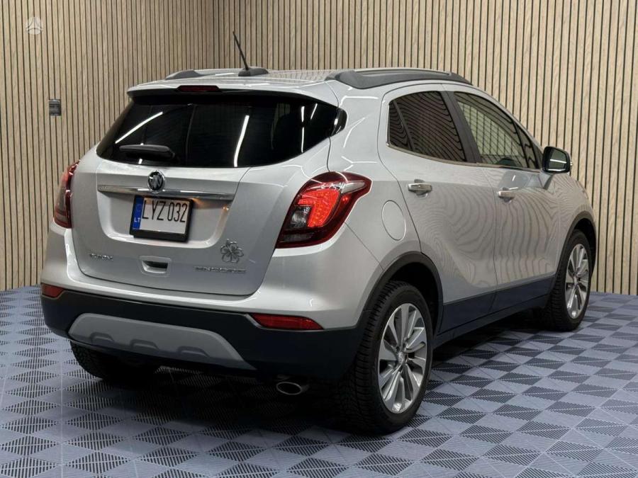 Grey Buick Encore 2018 in Marijampole, with an engine capacity of 1.36 L and mileage of 90 thousand km for 8450 €, photo 9 on AUTOMOTO.COM.LV