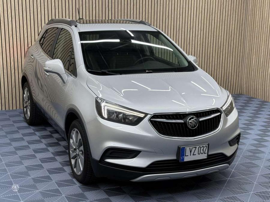 Grey Buick Encore 2018 in Marijampole, with an engine capacity of 1.36 L and mileage of 90 thousand km for 8450 €, photo 10 on AUTOMOTO.COM.LV