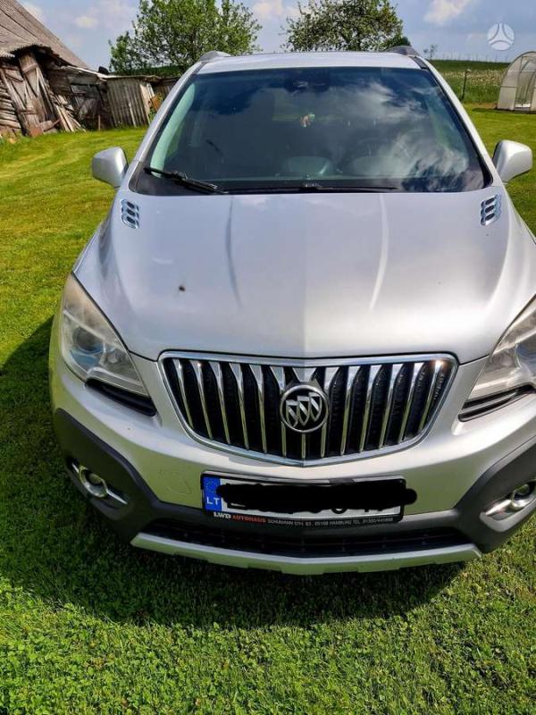Grey Buick Encore 2013 in Vilnius, with an engine capacity of 1.36 L and mileage of 178 thousand km for 6150 €, photo 4 on AUTOMOTO.COM.LV