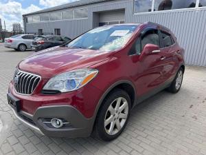 Sarkans Buick Encore 2015 Klaipėda, ar dzinēja tilpumu 1.40 L un nobraukumu 295 tūkst. km par 3900 €, foto  vietnē AUTOMOTO.COM.LV