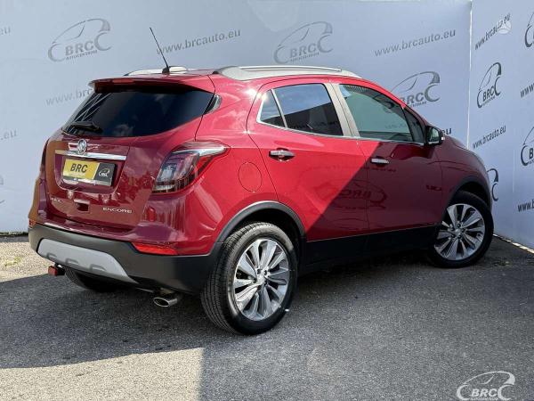 Red Buick Encore 2017 in Klaipeda, with an engine capacity of 1.36 L and mileage of 122 thousand km for 7900 €, photo 3 on AUTOMOTO.COM.LV