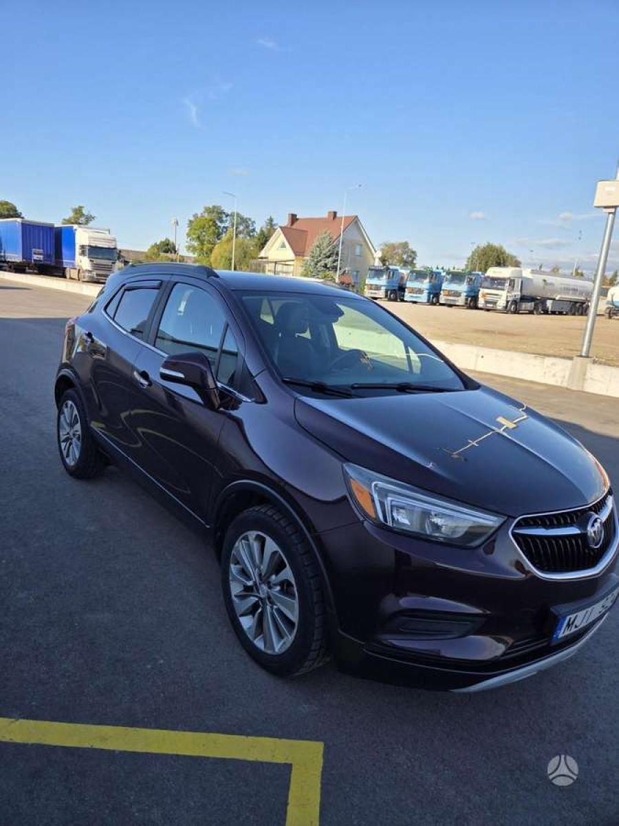 Red Buick Encore 2017 in Klaipeda, with an engine capacity of 1.36 L and mileage of 132 thousand km for 7300 €, photo 14 on AUTOMOTO.COM.LV