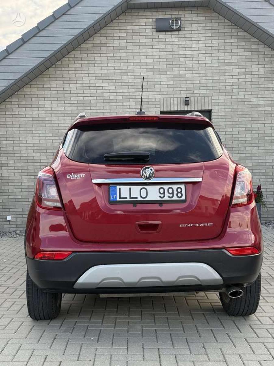 Red Buick Encore 2019 in Klaipeda, with an engine capacity of 1.36 L and mileage of 78 thousand km for 12000 €, photo 5 on AUTOMOTO.COM.LV