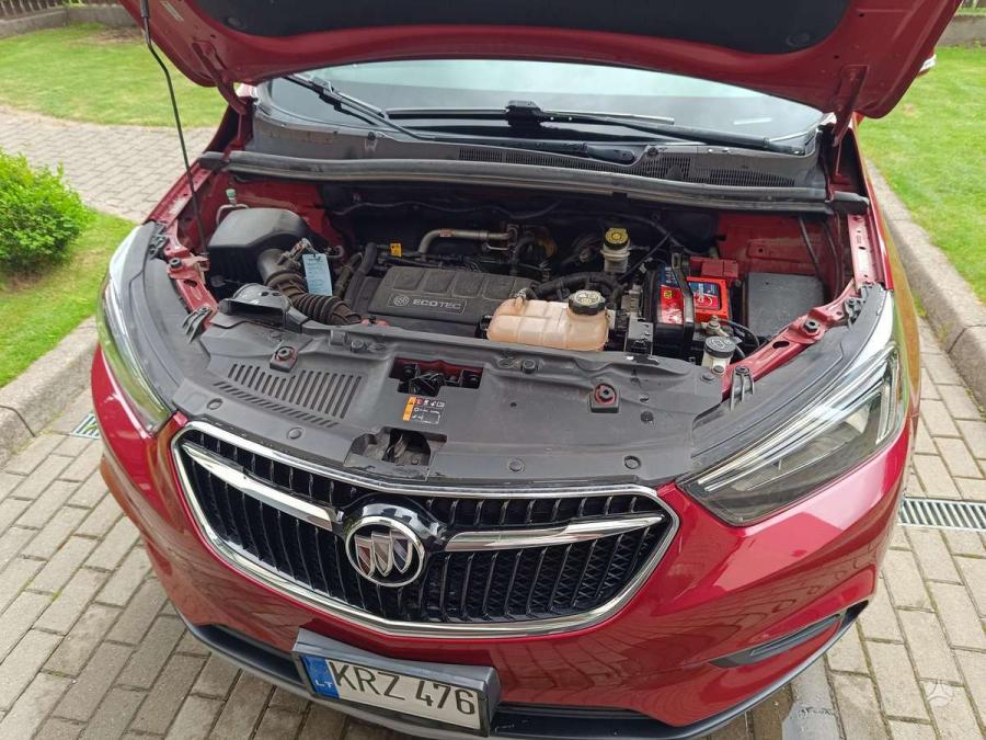Sarkans Buick Encore 2017 Klaipėda, ar dzinēja tilpumu 1.36 L un nobraukumu 72 tūkst. km par 9500 €, foto 6 vietnē AUTOMOTO.COM.LV