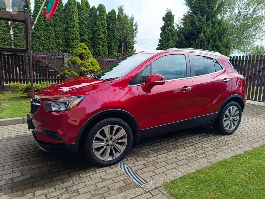 Sarkans Buick Encore 2017 Klaipėda, ar dzinēja tilpumu 1.36 L un nobraukumu 72 tūkst. km par 9500 €, foto 12 vietnē AUTOMOTO.COM.LV