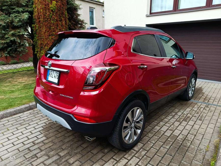 Sarkans Buick Encore 2017 Klaipėda, ar dzinēja tilpumu 1.36 L un nobraukumu 72 tūkst. km par 9500 €, foto 13 vietnē AUTOMOTO.COM.LV