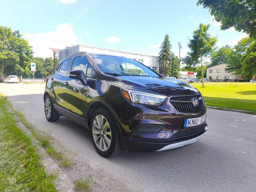 Violet Buick Encore 2017 in Klaipeda, with an engine capacity of 1.40 L and mileage of 84 thousand km for 8900 €, photo 3 on AUTOMOTO.COM.LV