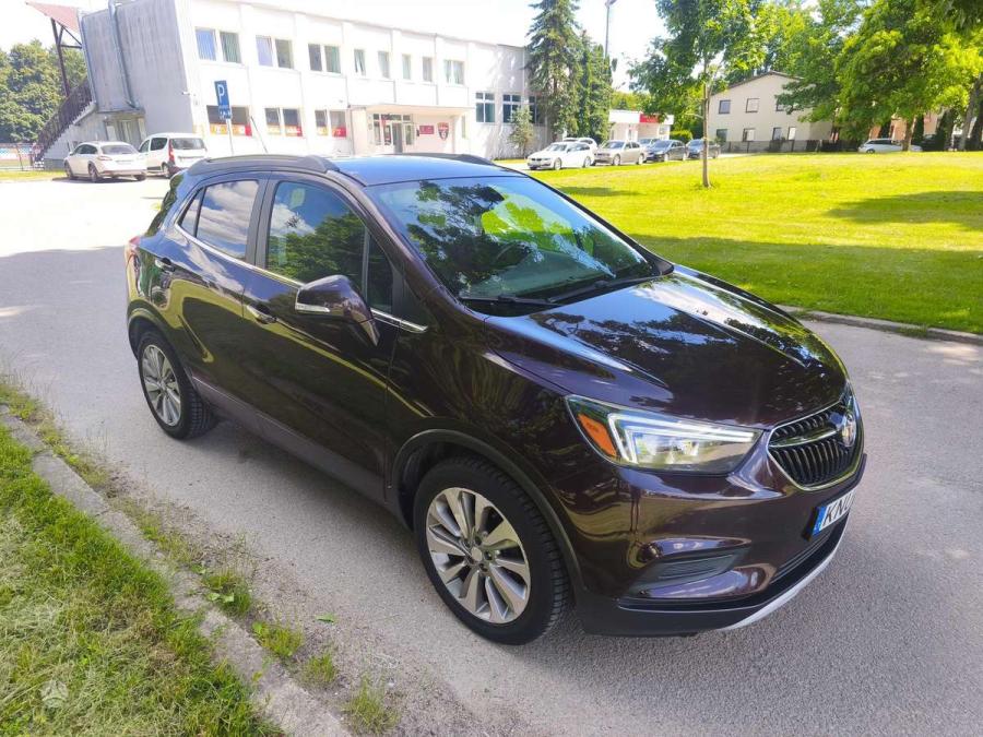 Violet Buick Encore 2017 in Klaipeda, with an engine capacity of 1.40 L and mileage of 84 thousand km for 8900 €, photo 5 on AUTOMOTO.COM.LV