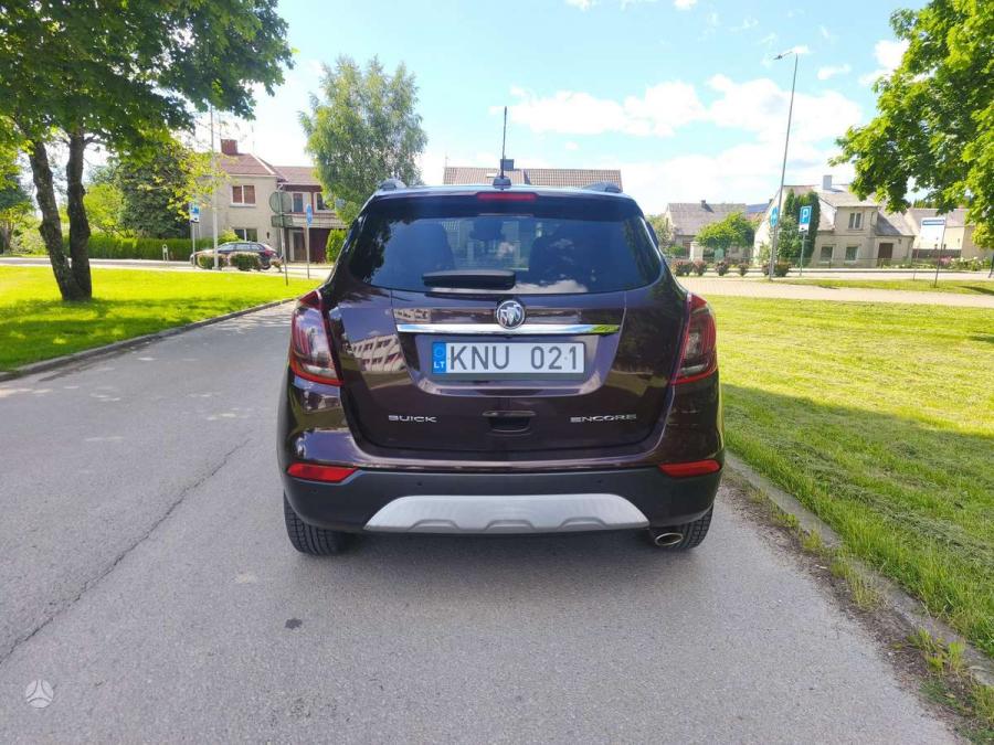 Violet Buick Encore 2017 in Klaipeda, with an engine capacity of 1.40 L and mileage of 84 thousand km for 8900 €, photo 8 on AUTOMOTO.COM.LV