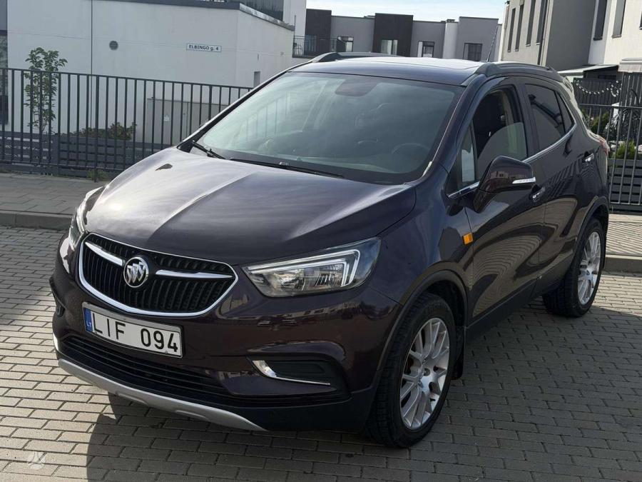 Violet Buick Encore 2017 in Vilnius, with an engine capacity of 1.36 L and mileage of 56 thousand km for 6200 €, photo 4 on AUTOMOTO.COM.LV
