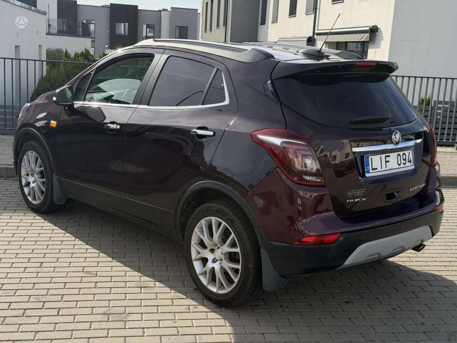 Violet Buick Encore 2017 in Vilnius, with an engine capacity of 1.36 L and mileage of 56 thousand km for 6200 €, photo 9 on AUTOMOTO.COM.LV