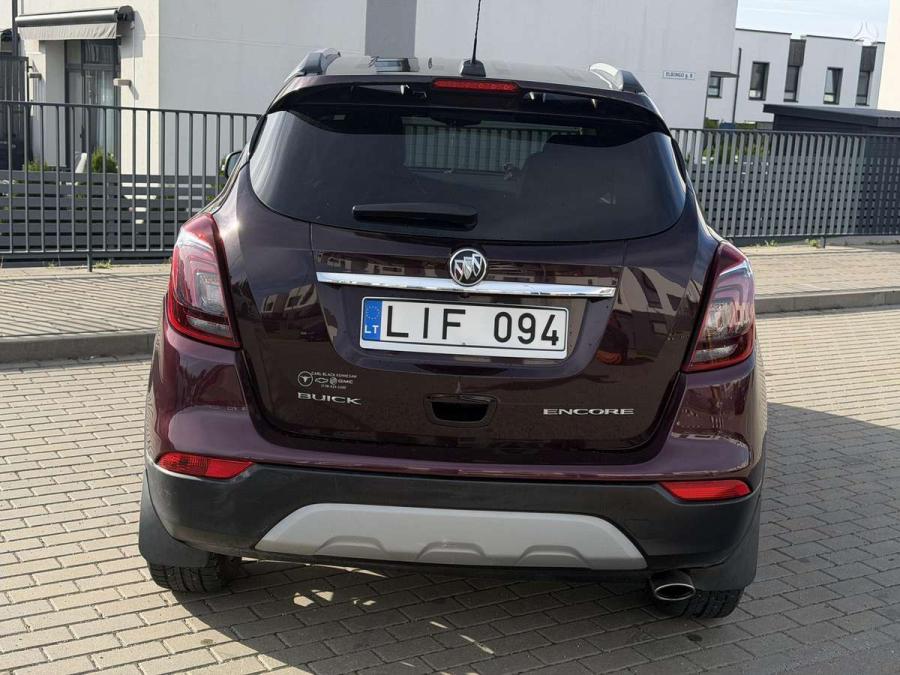 Violet Buick Encore 2017 in Vilnius, with an engine capacity of 1.36 L and mileage of 56 thousand km for 6200 €, photo 11 on AUTOMOTO.COM.LV