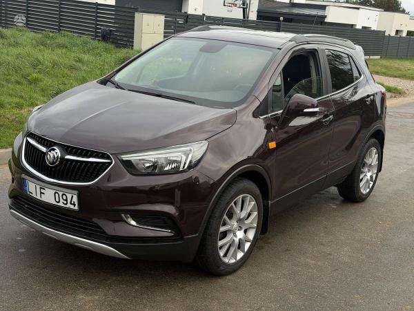 Violet Buick Encore 2017 in Vilnius, with an engine capacity of 1.36 L and mileage of 56 thousand km for 5600 €, photo 4 on AUTOMOTO.COM.LV