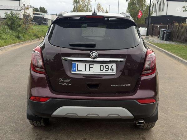 Violet Buick Encore 2017 in Vilnius, with an engine capacity of 1.36 L and mileage of 56 thousand km for 5600 €, photo 9 on AUTOMOTO.COM.LV