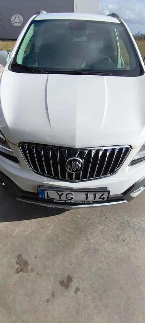 Balts Buick Encore 2016 Klaipėda, ar dzinēja tilpumu 1.36 L un nobraukumu 156 tūkst. km par 6500 €, foto 9 vietnē AUTOMOTO.COM.LV