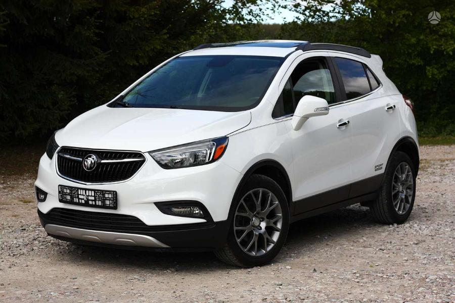 White Buick Encore 2017 in Kretinga, with an engine capacity of 1.40 L and mileage of 127 thousand km for 10800 €, photo 3 on AUTOMOTO.COM.LV