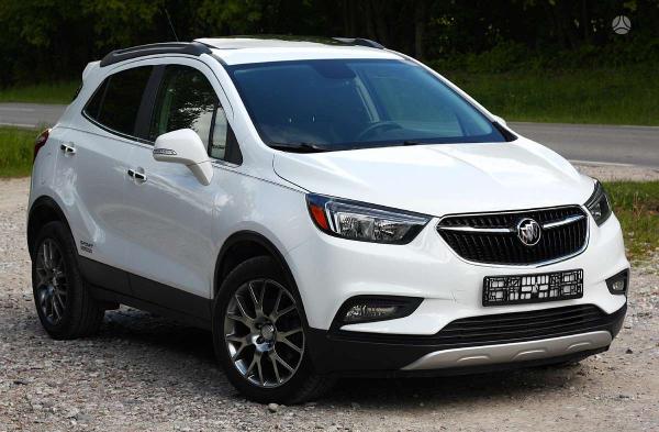 White Buick Encore 2017 in Kretinga, with an engine capacity of 1.36 L and mileage of 127 thousand km for 10800 €, photo 4 on AUTOMOTO.COM.LV