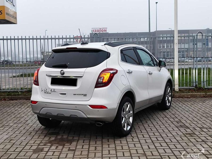 White Buick Encore 2017 in Klaipeda, with an engine capacity of 1.36 L and mileage of 70 thousand km for 7500 €, photo 3 on AUTOMOTO.COM.LV
