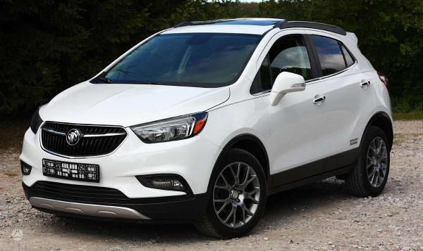 White Buick Encore 2017 in Kretinga, with an engine capacity of 1.40 L and mileage of 127 thousand km for 10800 €, photo 1 on AUTOMOTO.COM.LV
