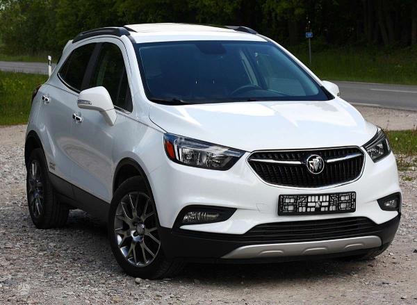 White Buick Encore 2017 in Kretinga, with an engine capacity of 1.40 L and mileage of 127 thousand km for 10800 €, photo 4 on AUTOMOTO.COM.LV