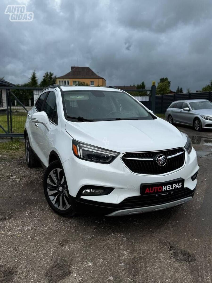 White Buick Encore 2019 in Klaipeda, with an engine capacity of 1.40 L and mileage of 162 thousand km for 9250 €, photo 3 on AUTOMOTO.COM.LV