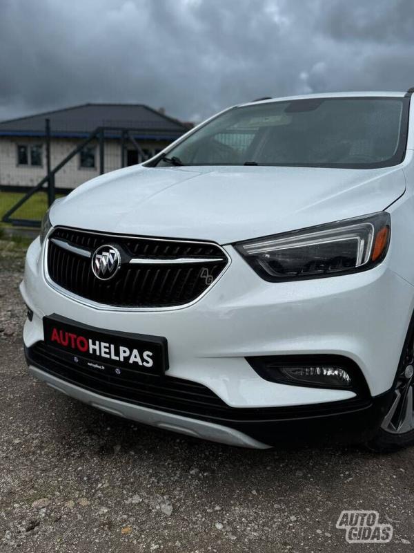 White Buick Encore 2019 in Klaipeda, with an engine capacity of 1.40 L and mileage of 162 thousand km for 9250 €, photo 3 on AUTOMOTO.COM.LV