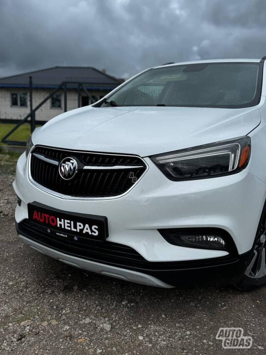 White Buick Encore 2019 in Klaipeda, with an engine capacity of 1.40 L and mileage of 162 thousand km for 9250 €, photo 4 on AUTOMOTO.COM.LV