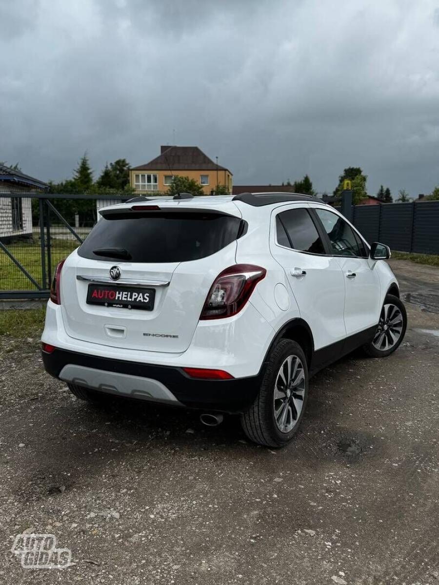 White Buick Encore 2019 in Klaipeda, with an engine capacity of 1.40 L and mileage of 162 thousand km for 9250 €, photo 8 on AUTOMOTO.COM.LV