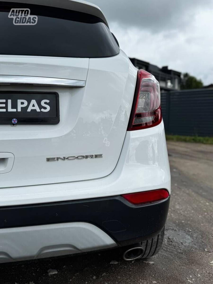 White Buick Encore 2019 in Klaipeda, with an engine capacity of 1.40 L and mileage of 162 thousand km for 9250 €, photo 9 on AUTOMOTO.COM.LV