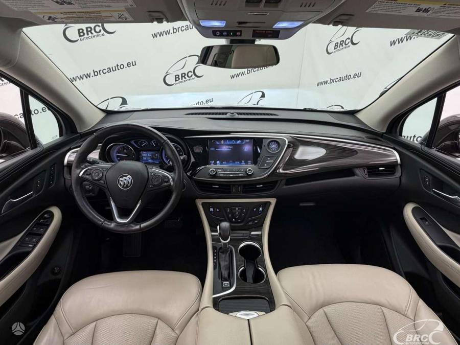 Brown Buick Envision 2020 in Vilnius, with an engine capacity of 2.46 L and mileage of 45 thousand km for 16000 €, photo 4 on AUTOMOTO.COM.LV