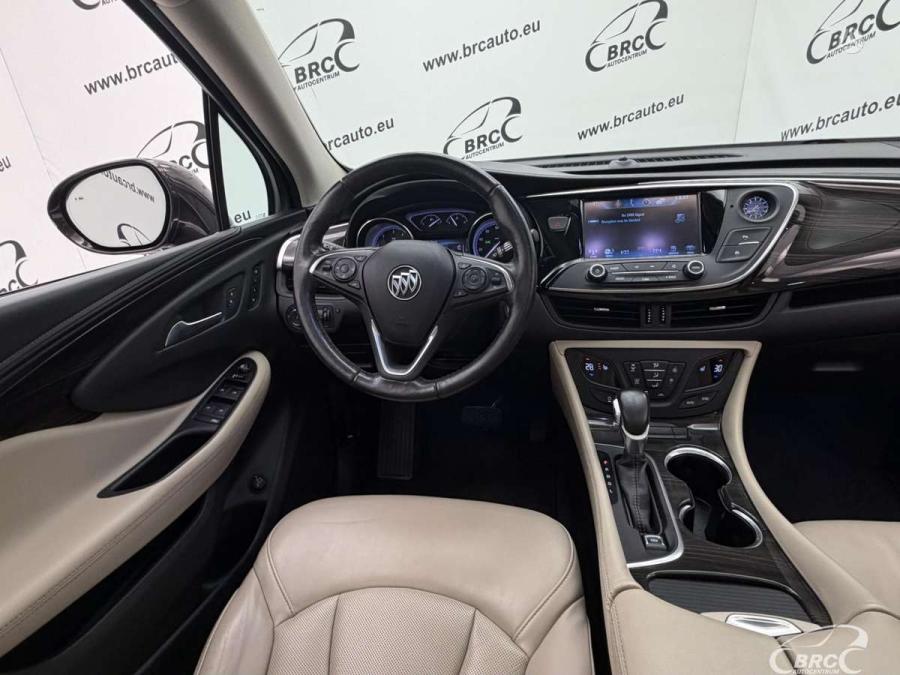 Brown Buick Envision 2020 in Vilnius, with an engine capacity of 2.46 L and mileage of 45 thousand km for 16000 €, photo 16 on AUTOMOTO.COM.LV