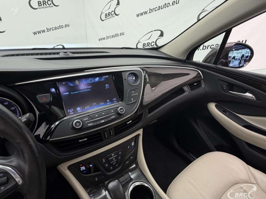 Brown Buick Envision 2020 in Vilnius, with an engine capacity of 2.46 L and mileage of 45 thousand km for 16000 €, photo 29 on AUTOMOTO.COM.LV