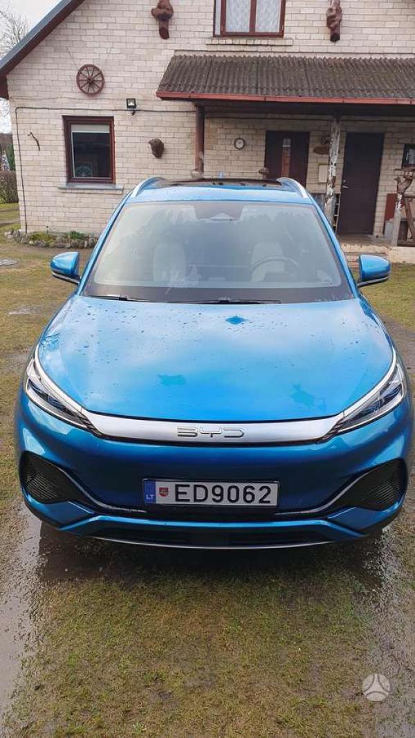 Blue BYD Atto 3 2024 in Panevezys, with an engine capacity of 0.00 L and mileage of 27 thousand km for 25000 €, photo 2 on AUTOMOTO.COM.LV