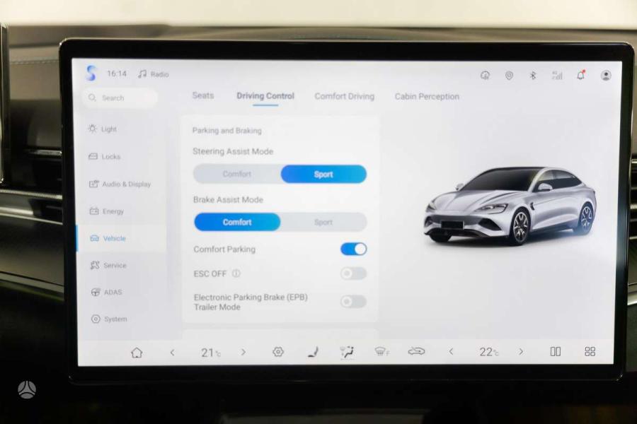 BYD Seal 2025 Viļņa, ar dzinēja tilpumu 0.00 L un nobraukumu 10 tūkst. km par 42551 €, foto 36 vietnē AUTOMOTO.COM.LV