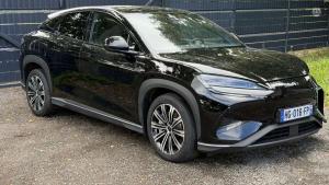 Black BYD Sealion 7 2025 in Jonava, with an engine capacity of 0.00 L and mileage of 10 thousand km for 25600 €, photo  on AUTOMOTO.COM.LV