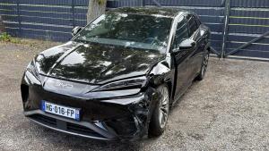 Black BYD Sealion 7 2025 in Jonava, with an engine capacity of 0.00 L and mileage of 10 thousand km for 25600 €, photo 4 on AUTOMOTO.COM.LV